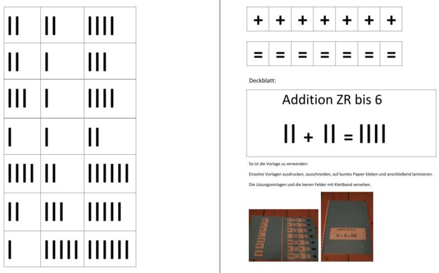 Aufgabenmappe - Addition ZR bis 6 • gpaed.de