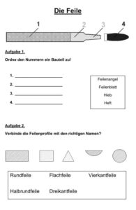 Die Feile und ihre Bauteile • gpaed.de