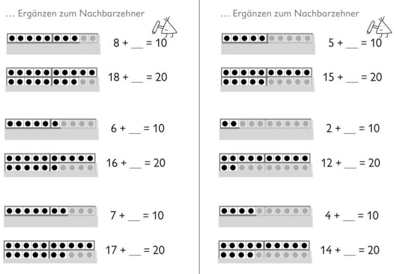 Ergänzen zum Nachbarzehner ZR 20 • gpaed.de