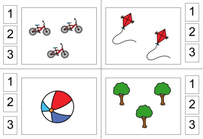 Klammerkarten Menge 1-3 • gpaed.de