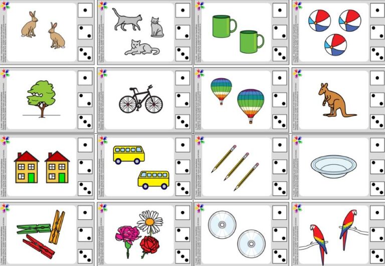 Klammerkarten - ZR 1-3 - Würfelbild • gpaed.de