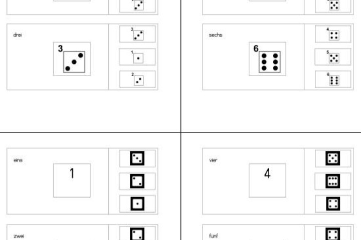 Würfelbild - Zahlen - Mengen • gpaed.de