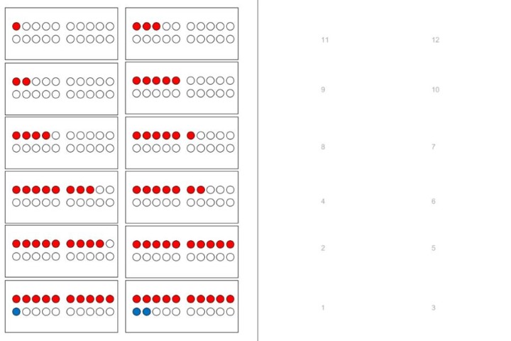 Blitzblickübungen 20er Feld • gpaed.de