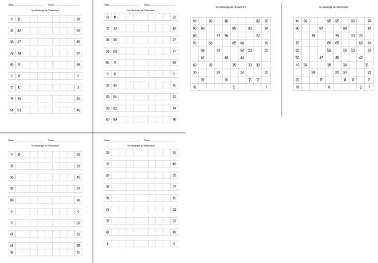 Ziffern im ZR 100 ergänzen • gpaed.de
