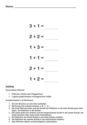 Addieren bis ZR 4 • gpaed.de