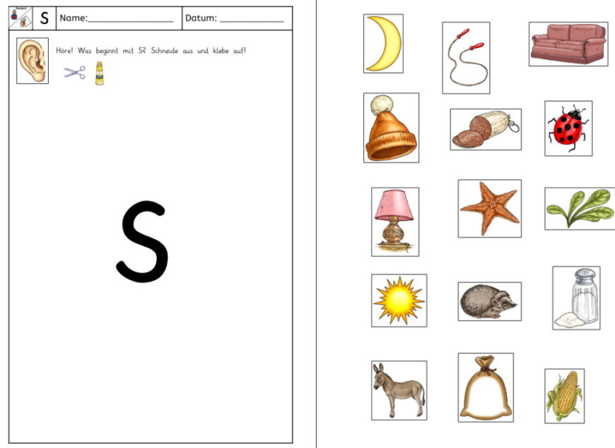 Anlaut S hören • gpaed.de