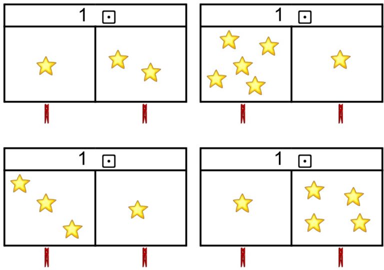 Klammerkarten bis 5 • gpaed.de