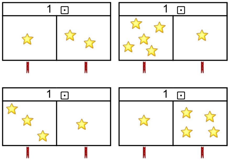 Klammerkarten bis 5 • gpaed.de