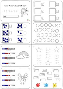 Wiederholung Addition bis 6 • gpaed.de