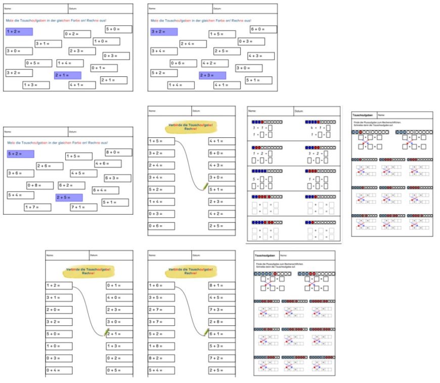 Tauschaufgaben im ZR bis 10 • gpaed.de
