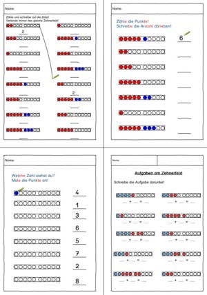 Übungen am Zehnerfeld • gpaed.de