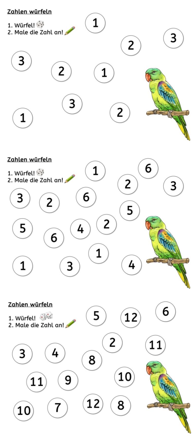 Zahlen würfeln • gpaed.de