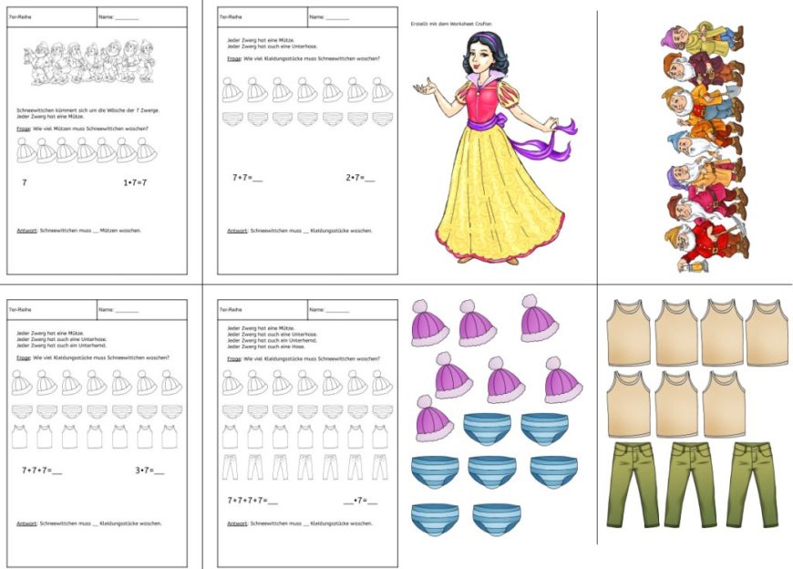 Einführung 7er-Reihe mit den 7 Zwergen • gpaed.de