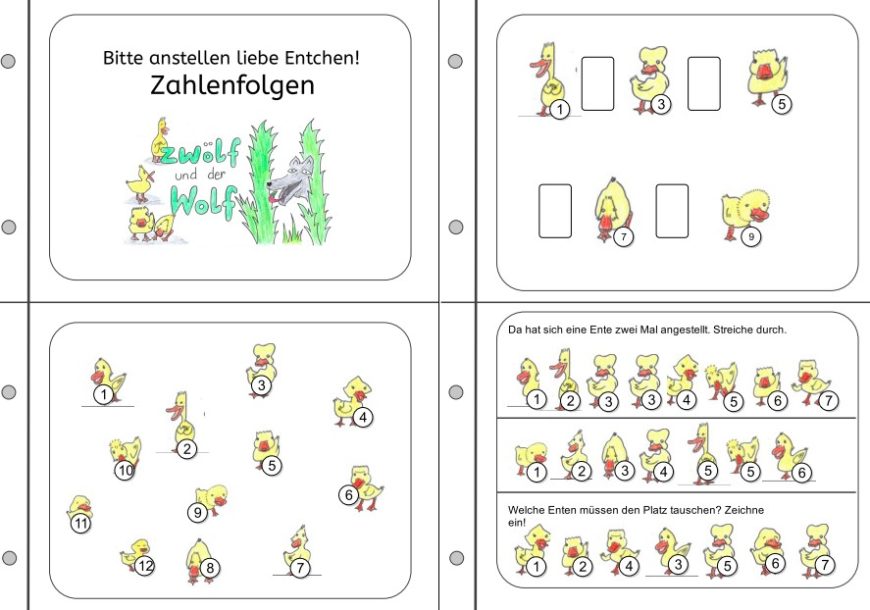 Zahlenreihe Entchen • gpaed.de