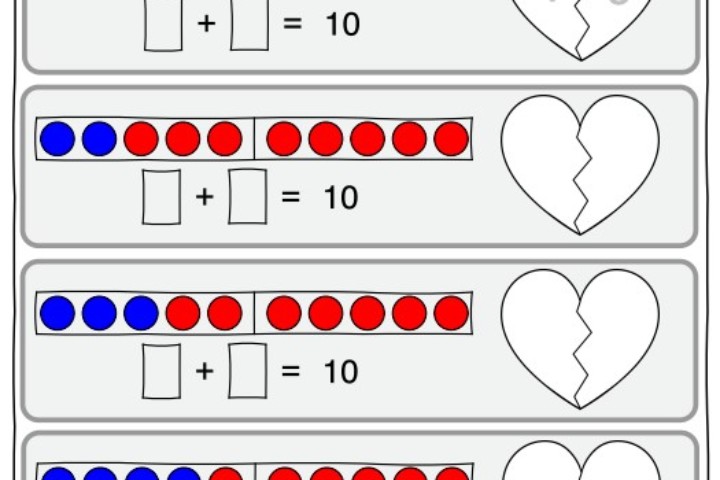 Plusaufgabe mit Zehnerfeld verbinden • gpaed.de