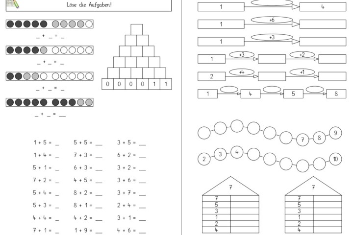 Klammerkarten ZR 20 Zahlen erkennen • gpaed.de