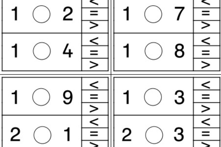 Klammerkarten Zahlenhäuser • gpaed.de