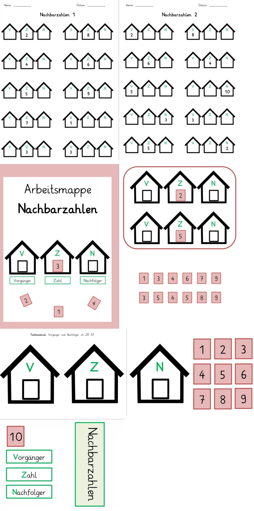 Nachbarzahlen ZR 10 • gpaed.de