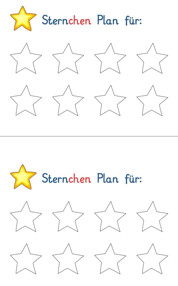 Sternchen Plan • gpaed.de