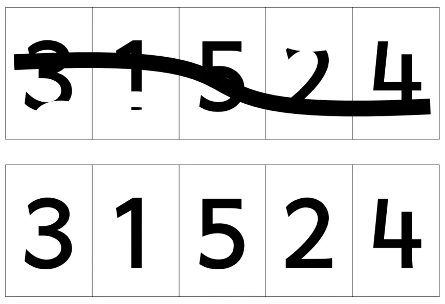 Knetvorlage - Zahlen und Mengen bis 6 • gpaed.de