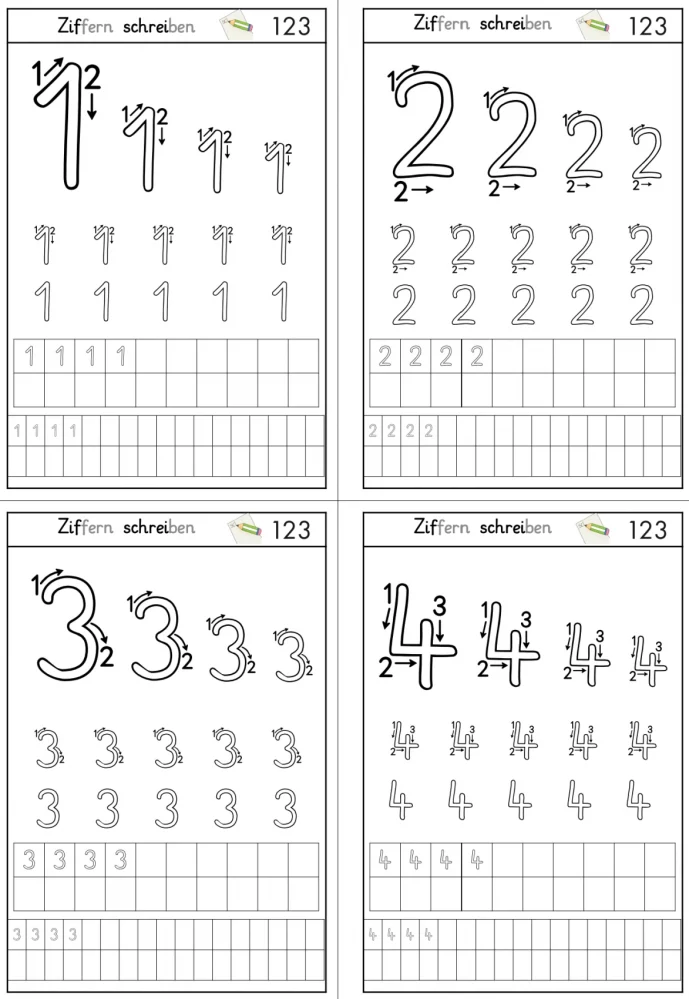 Ziffernschreibkurs • gpaed.de