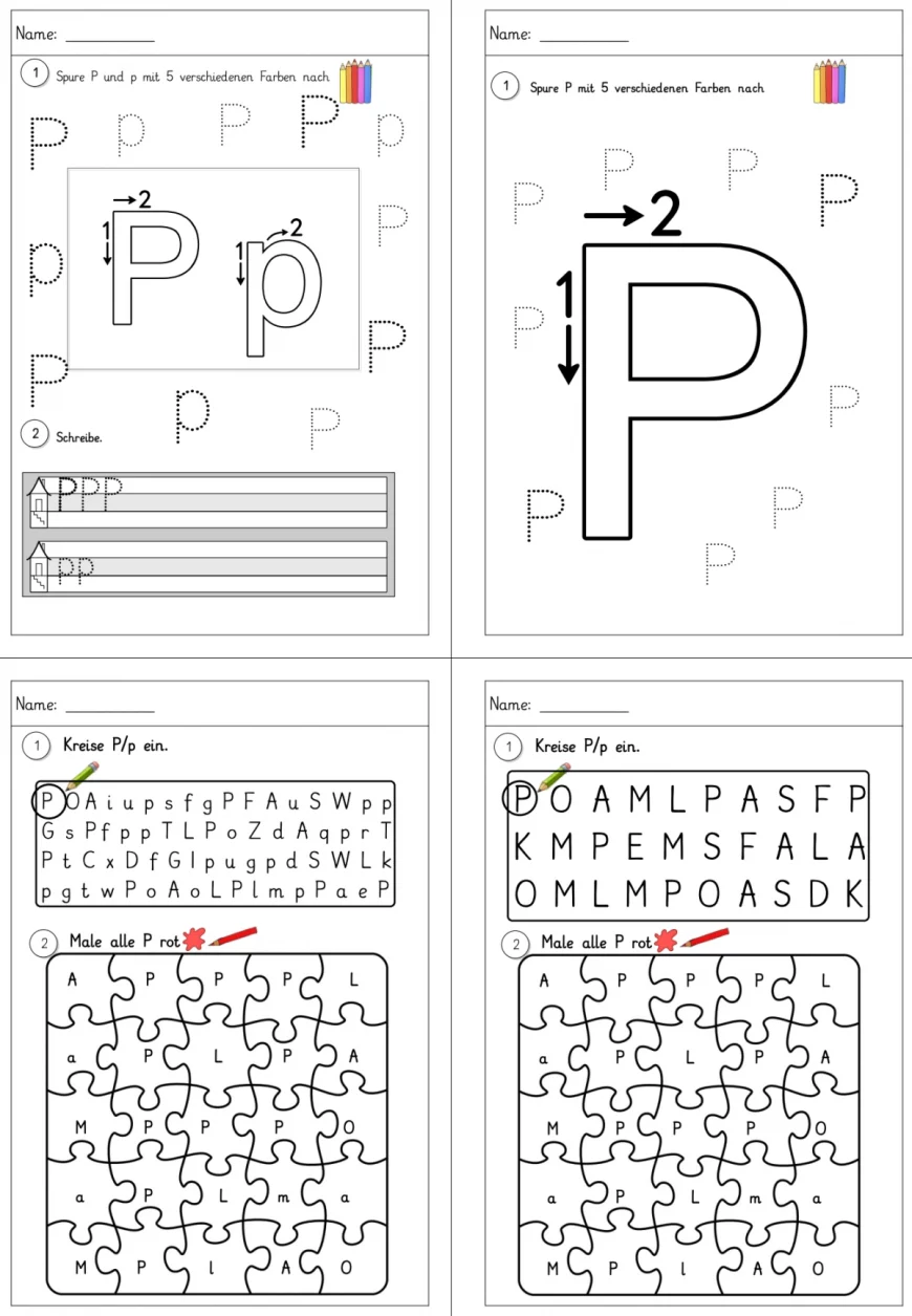 Bildkarten zur Buchstabeneinführung • gpaed.de