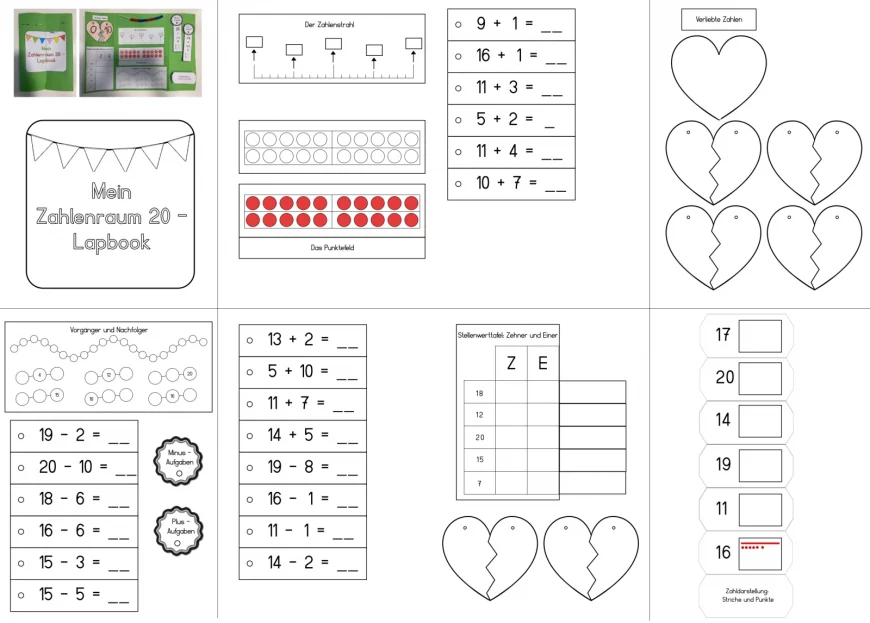 Klammerkarten 20er Feld • gpaed.de